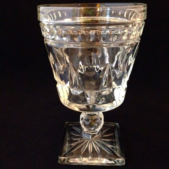 Colony Glass | Dining | Colony Glass Park Lane Crystal Clear Footed ...